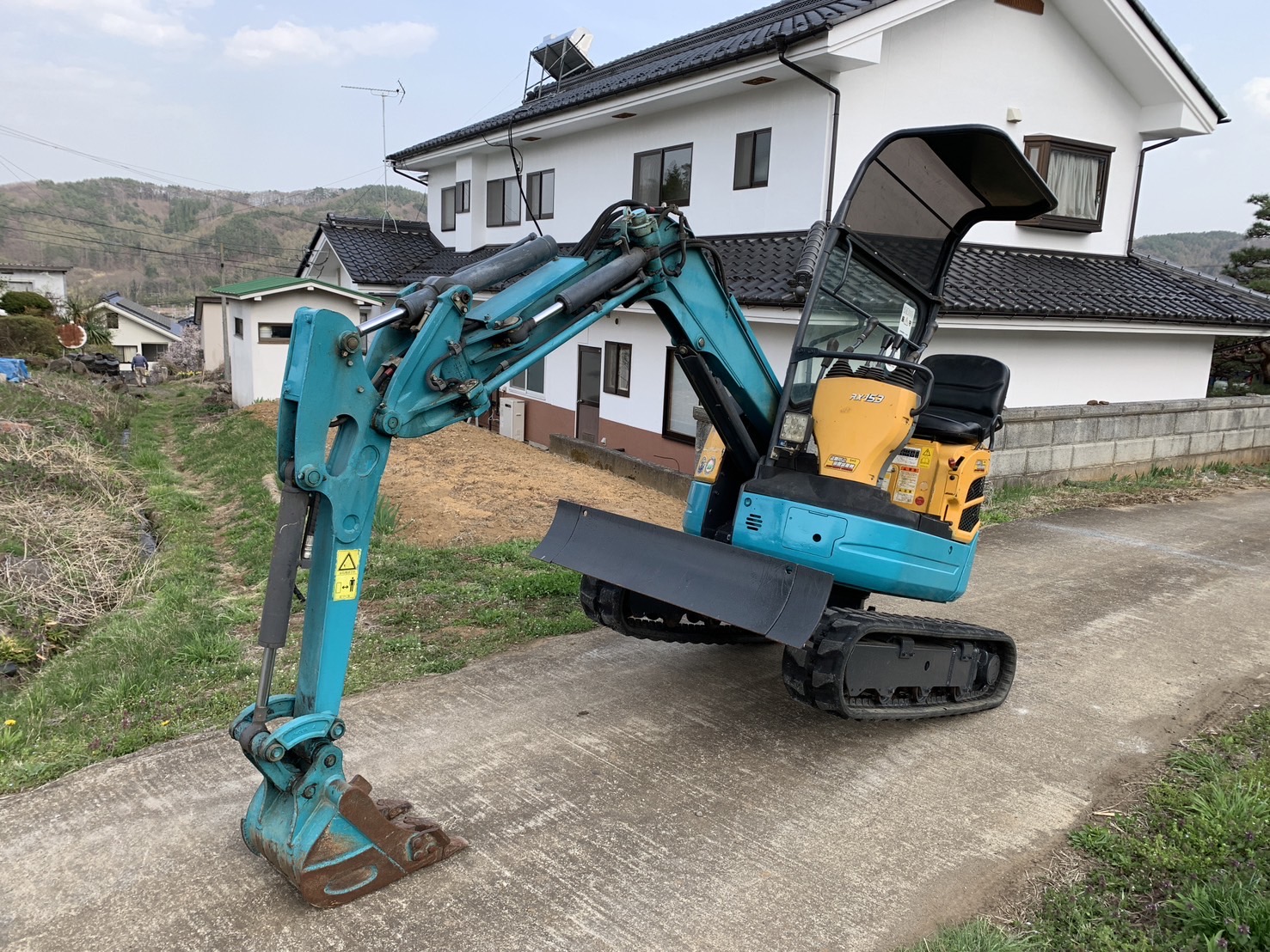 クボタ RX-153S ミニバックホー 可変脚仕様 マルチ 盗難防止キー付 | 佐藤重工 - 中古建機販売・買取・修理